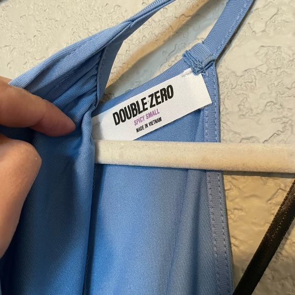 Double Zero | Dresses | Double Zero Light Blue Maxi Dress | Poshmark